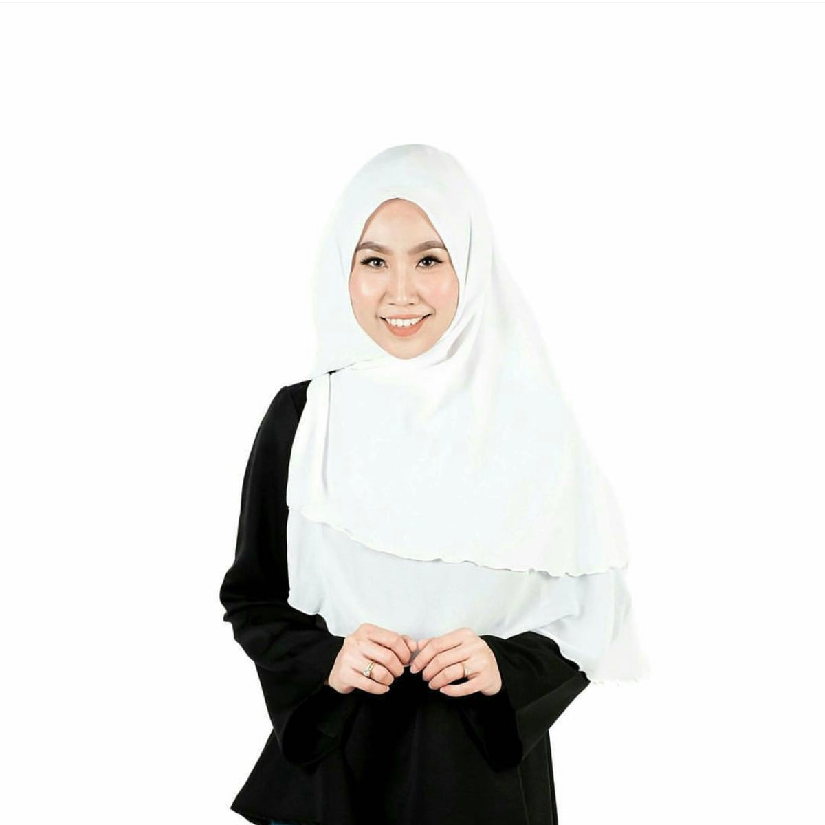 Zahirah Khimar- WHITE – Khadijah