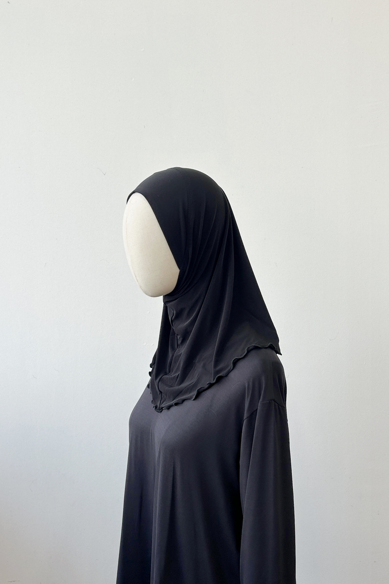 Inner Neck Plain- BLACK – Khadijah